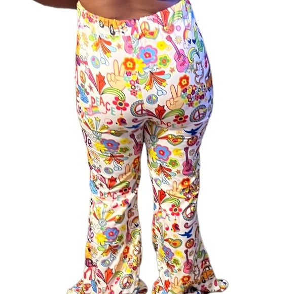 Smiffy's | Pants & Jumpsuits | Nwot Unisex 7s Flared Groovy Hippie ...
